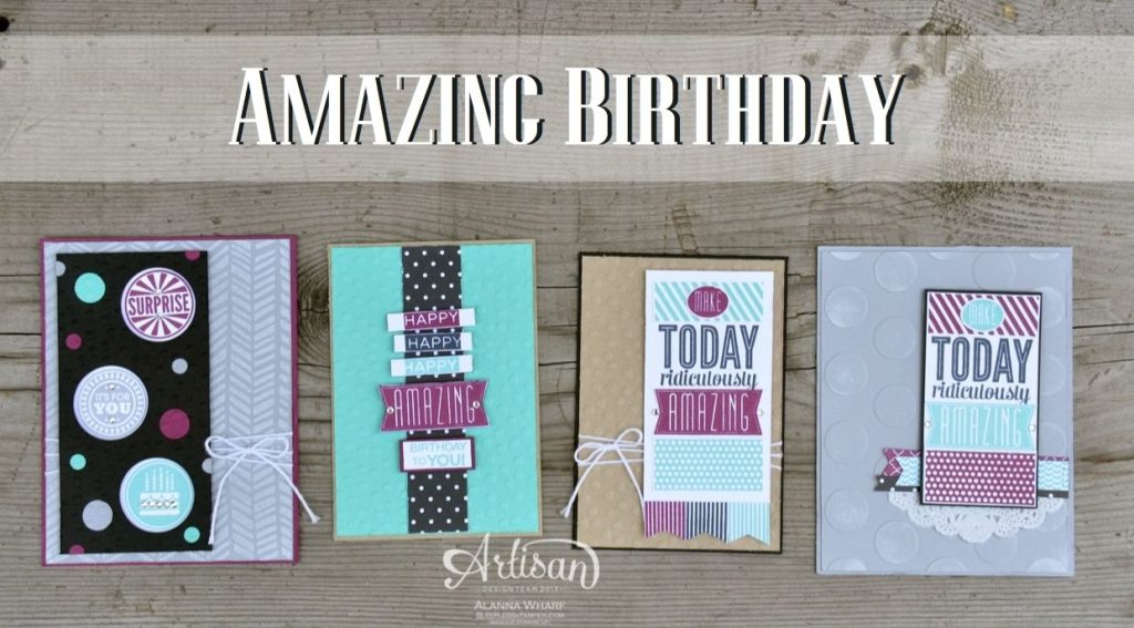 Convention Display Samples ~ Amazing Birthday - Alanna Wharf, Sleepless ...